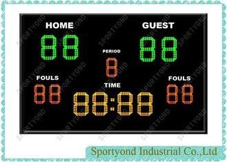 China Portable LED Outdoor Indoor Football Electronic Scoreboard , Soccer Scoreboard with Timer for sale