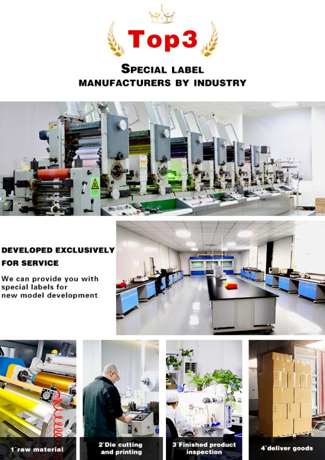 Custom cable label sample