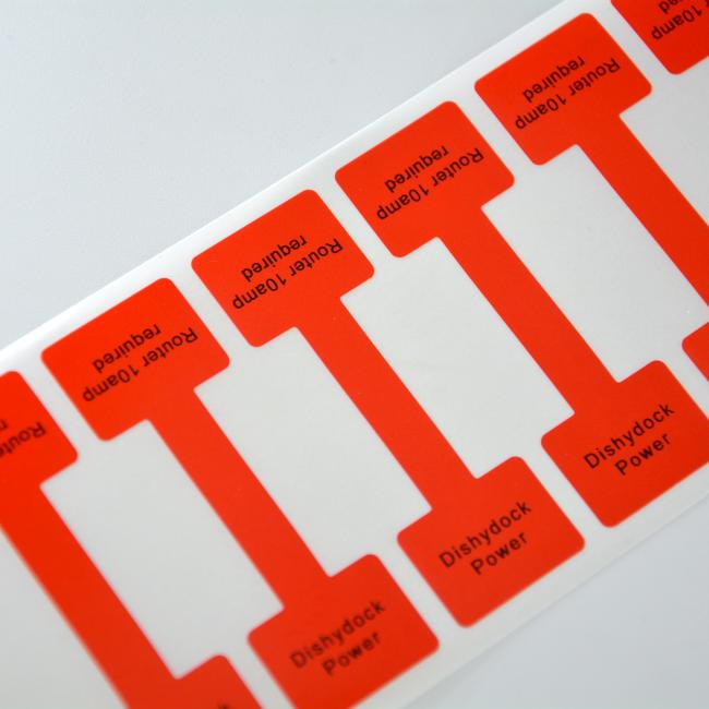 Custom label printing samples