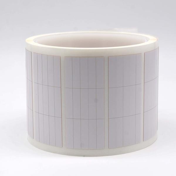 Etichetta di poliammide resistente alle alte temperature 20 mm x 5 mm 2 millimetri bianco opaco