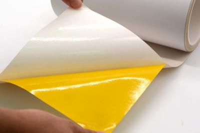 Cina Matte White 1 Mil Adesivo Permanente Antistatico Polyimide Riutilizzabile Materiali adesivi con vetrino in vendita