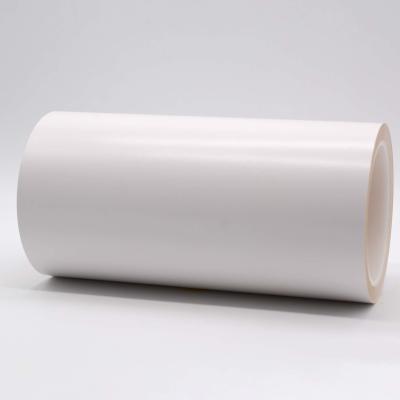 China 1 Mil Matte Wit Permanente Kleefstoffen Polyimide Met Glasine Te koop