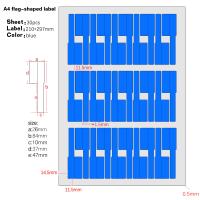 China Custom A4 Cable Labels for Network Stickers Printable for sale