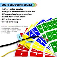 China Custom A4 Cable Labels Waterproof Printable Stickers for sale