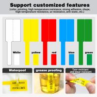 China Custom A4 Cable Labels Waterproof Printable Stickers for sale