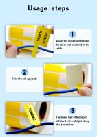 China Custom A4 Cable Labels Waterproof Printable Stickers for sale