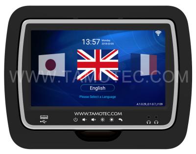 China 2019 Tourist bus 10.1inch high quality rear bus seat monitor entertainment VOD system for sale