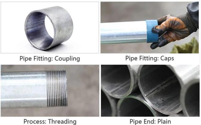 Whole Price Hot Dipped Thickness 1mm 2mm 3mm 5mm Z100 Z160 Z200 Z275 Z300 Z600 Zinc Plated Pipe for Parts Manufacturing