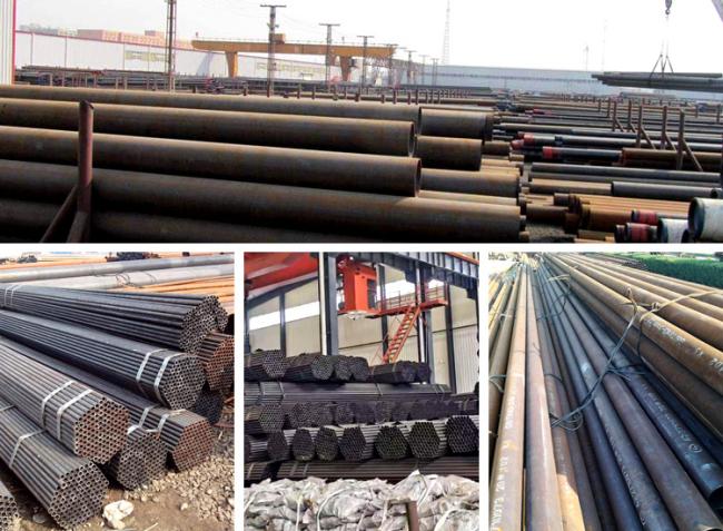 Hot Rolled AISI ASTM Standard Q215 Q235 ERW Welded Carbon Steel Pipe with Large Diameter