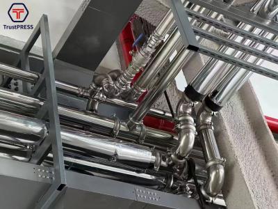 Cina Fittings per tubi di stampa industriali in acciaio inossidabile SS304 SS316L in vendita