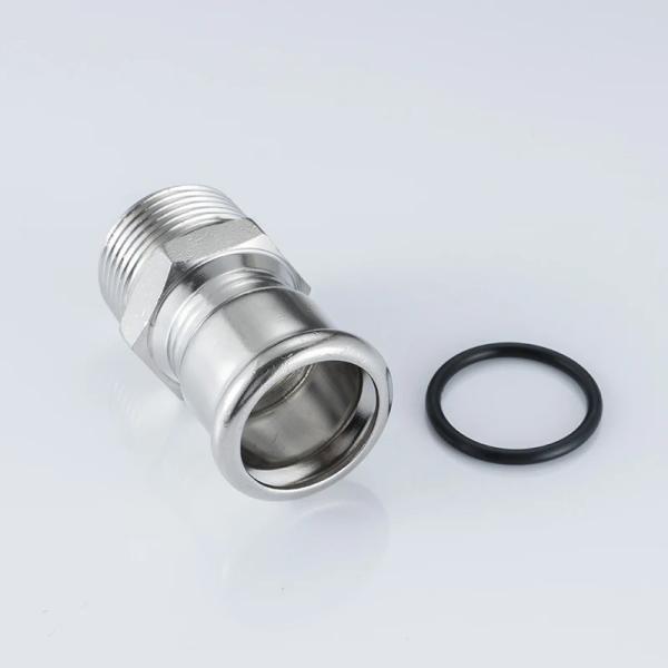 Quality SS304 316L Reducing Coupling Stainless Steel Pipe Connector Press Fittings for sale