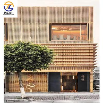 China Anodized 7075 Aluminum Ceiling Panel Tile Cladding for Apartment Buildings for sale