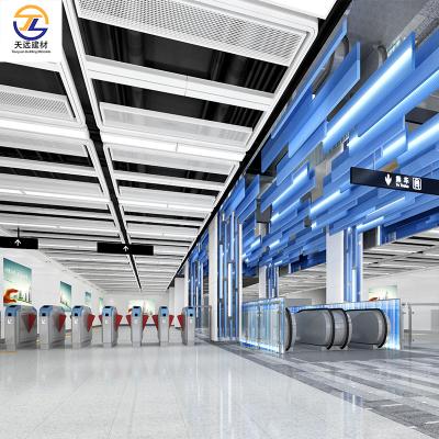 China Indoor Fireproof Soundproof ACP Wall Panel Perforated Aluminium Ceiling for sale
