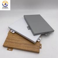 China Waterproof Acoustic Solid Aluminum Ceiling Panel 600x600mm C-Shaped Strip for sale