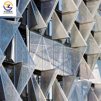 China Perforated Wall Aluminium Alum Composite Panel 4mm MRC0.65-0.8 for sale