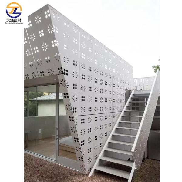 Quality Perforated ACM Aluminum Facade Panels Slat Suspended Ceiling Composite Material for sale