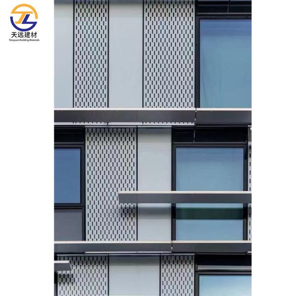 Quality ODM Heat Insulated Exterior Aluminium Cladding Strip False Ceiling Facade for sale