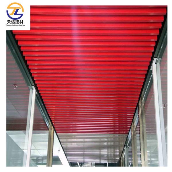Quality Fireproof ACM Aluminum Soffit Railing Ceiling Strips 60x60 Waterproof for sale