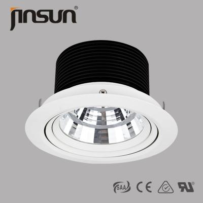 China 40W 3000Lumen 3000K Warm White DALI Dimmble 360 Degree Adjustable Of Citizen Chip LED Cob Downlight for sale