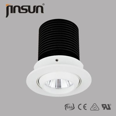 China 15W 1150LM 3000K Warm White DALI Dimmable of 360 Degree Rotation of Led Downlight With Meanwell Driver for sale