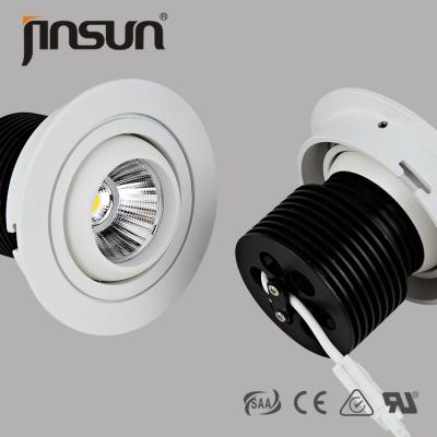 China 10W 780LM 4000K Natural White Ultra Mini of 360 Degree Rotation of Led Downlight With Lens for sale