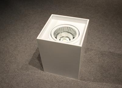China 10W 700LM 3000K Warm White 4inch Squre Shape Of Surface Mounted LED Downlight for sale