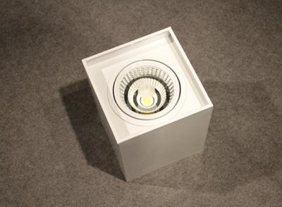 China square shape 20w 40° reflection cup COB LENS LED surface mounted downlight  CCT 4000k for sale
