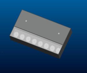 China 18W 1800LM  AC100-240V  IP40 Black Color Squre Shape Of CREE COB Led Wall Lamp for sale