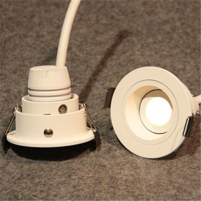 China New Design Lighting distinctive retrofit 3w mini LED cabinet light with 55*H43 mm dimension and 350lm lumens for sale