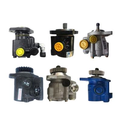 China Weichai DZ9100130028 Hydraulic Steering Pump Engine Assembly for Shacman Dump Truck Spare Parts 612630030005 New Aluminum for sale