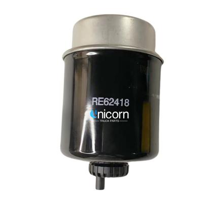 China High-Quality RE62418 T19044 P551423 Fuel Filter Element for Diesel Generator Sets with Iron and Filter Paper Construction for Tractor Excavator Applications for sale