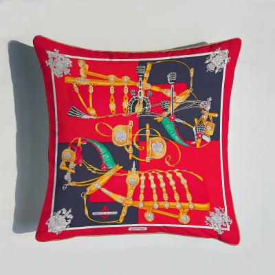 Cina Copertura Sofa Chair Pillow decorativo del cuscino stampata modello su ordinazione in vendita