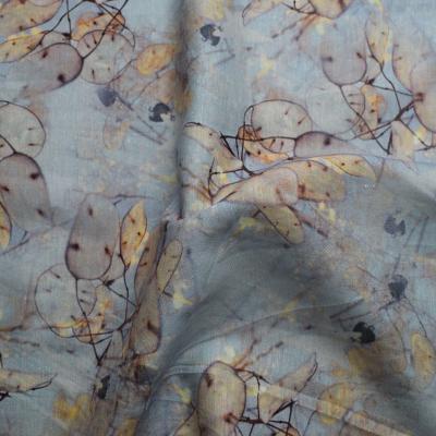 Cina Tessuto viscoso di Challis del rayon della tintura del legame della saia che significa Digital floreale stampata in vendita