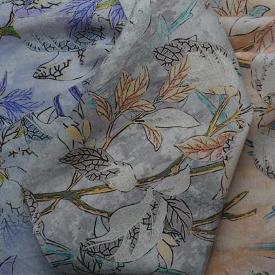 Cina La pianura del tessuto di rayon viscoso di 100 per cento ha stampato 30s*141s tessuto in vendita