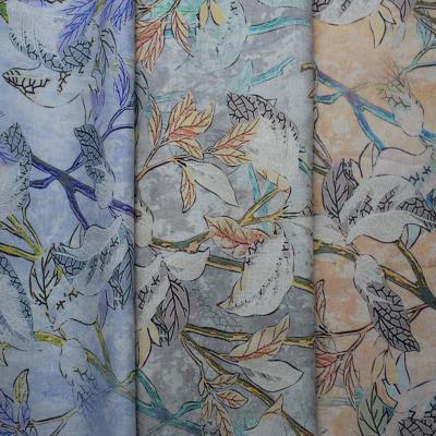 Cina La pianura del tessuto di rayon viscoso di 100 per cento ha stampato 30s*141s tessuto in vendita