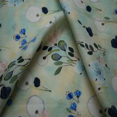 Cina 47*58 180gsm ha stampato il tessuto della saia del rayon viscoso di Lenzing Ecovero in vendita