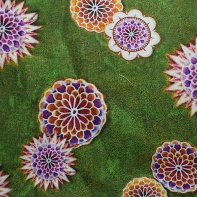 China Ramie floral impresso Digitas respirável feito malha da tela do à prova de água do gelado à venda