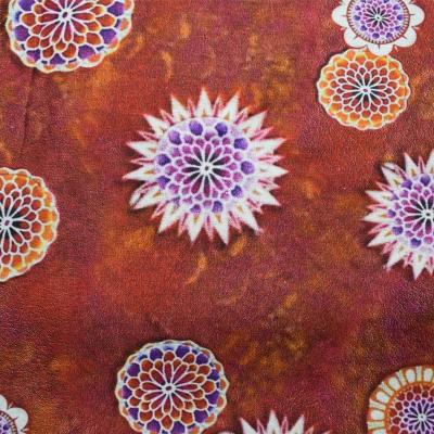China Ramie floral impresso Digitas respirável feito malha da tela do à prova de água do gelado à venda