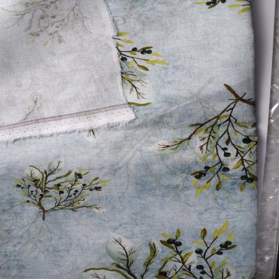 China Van de de Drukstof van de textielpolyester de Ramee van het Katoenen het Mengselstof Plaidlinnen Te koop