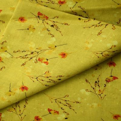 China O algodão do vestido 54*58 imprimiu a tela não tecida de linho do Ramie à venda