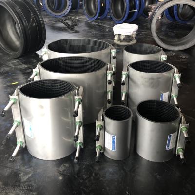 China Stainless Pipe Clamps Plate Structure High-efficiency Sealing Performance Double-clamp Pipeline Repair Clamp For Quick Repair And Leakage Blocking Of Steel Pipes Cast Iron Pipes Pipes for sale