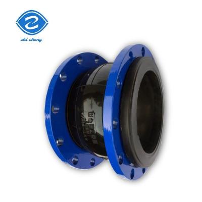 China Large Size Vulcanized 10" Flanged Rubber Expansion Joint Supplier For Pumps Valves for sale
