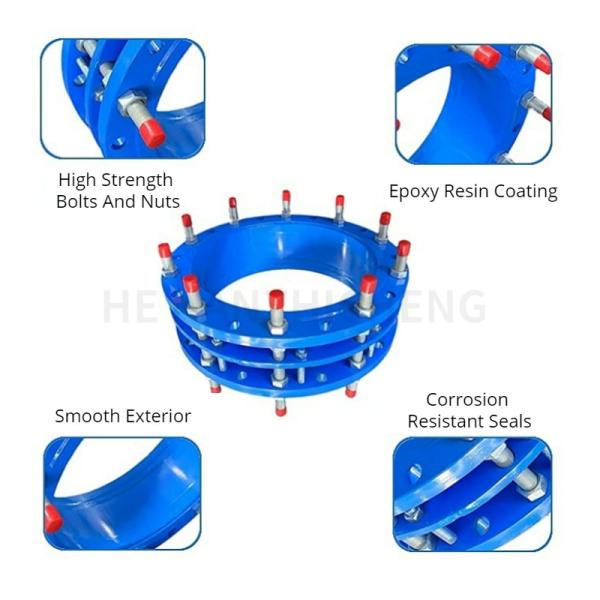 Quality dn600 dn300 dn200 flange dismantling joint Pipe Fittings Forged Double Flange for sale
