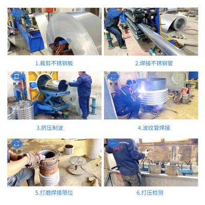 China Metal Bellows Packless Expansion Joints With Carbon Steel Flange Connection for sale