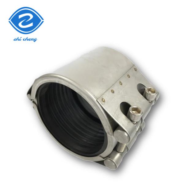 Quality Drain Pipe Repair Clamp 1/2 Inch Pressurised Ss 316 Oil Pipes Bolted Connection for sale