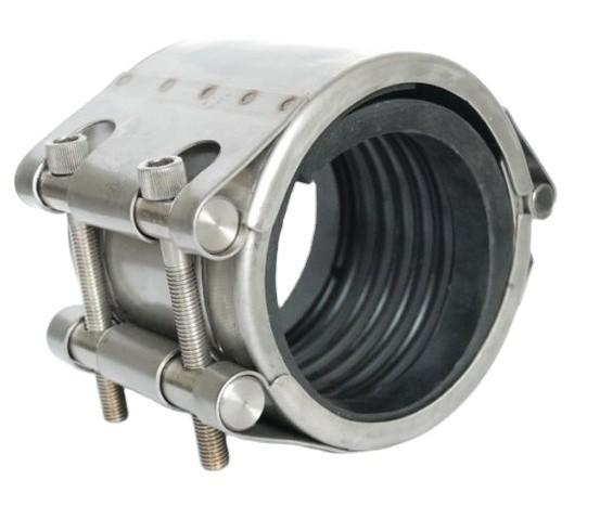 Quality 22mm 20mm 15mm Heavy Duty Pipe Repair Clamp Round Bolted Stainless Steel Repair for sale