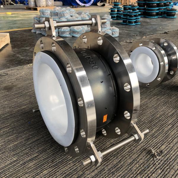 Quality 6 Inch 4 Inch Ptfe Lined Rubber Expansion Joint WRAS Ss304 Chemical Pipeline for sale