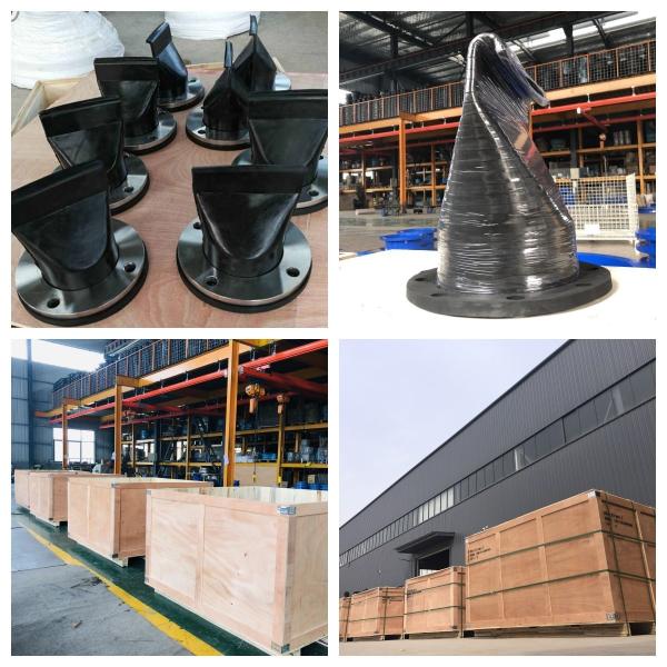 Quality Standard Flange Lined Rubber Non Return Valve For Noiseless Performance for sale