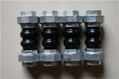 China 10 mm 15 mm de cabeza igual doble esfera unión de expansión de caucho para ácidos débiles en venta