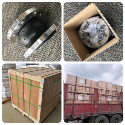 Cina Dn40 Dn50 Dn80 Dn100 Dn150 Din Pn10 Ss316 Flanche di gomma a sfera singola di grado alimentare in vendita